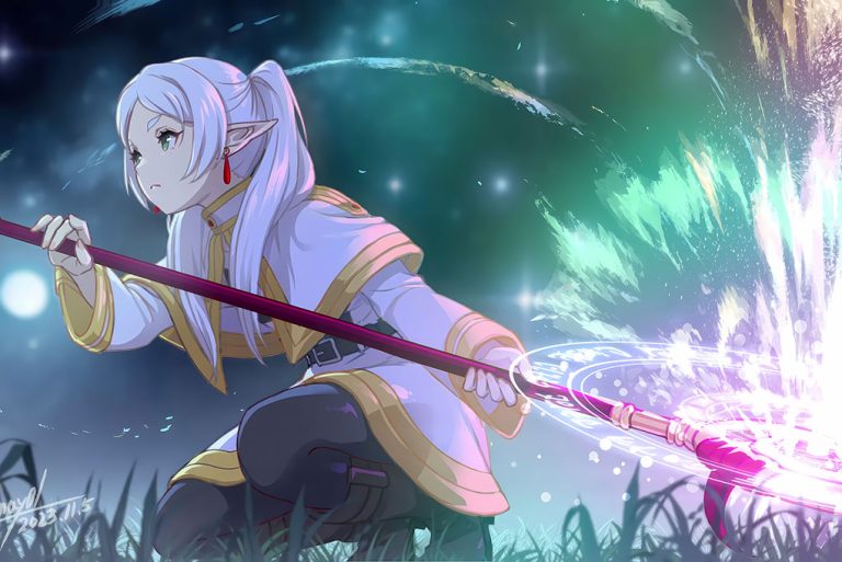 Frieren Zoltraak Depth Parallax Wallpaper - MyLiveWallpapers.com