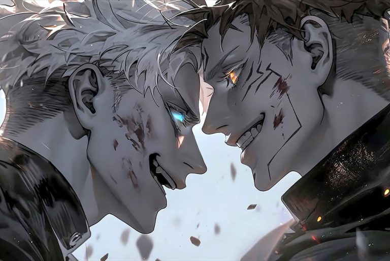 Gojo VS Sukuna Face Off Depth Parallax Wallpaper - MyLiveWallpapers.com