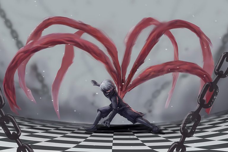 Ken Kaneki Rinkaku Depth Parallax Wallpaper - MyLiveWallpapers.com