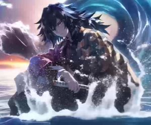 Giyu Tomioka Water Hashira Live Wallpaper - MyLiveWallpapers.com