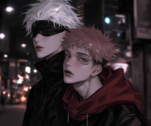 Gojo and Sukuna Chilling Live Wallpaper - MyLiveWallpapers.com