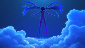 Hatsune Miku Flying Animated Wallpaper - MyLiveWallpapers.com