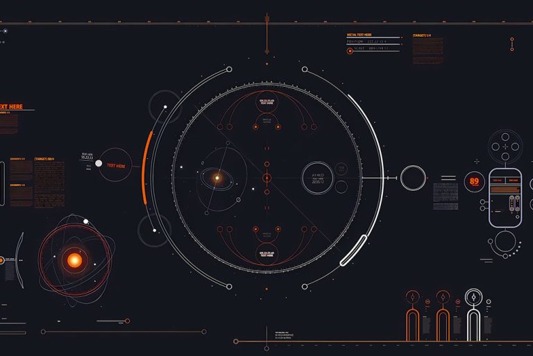 Cyber HUD Depth Parallax Wallpaper - MyLiveWallpapers.com