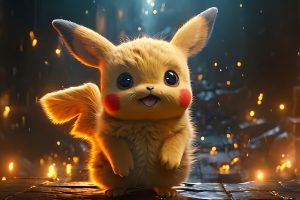 Pikachu Glows Depth Parallax Wallpaper - MyLiveWallpapers.com