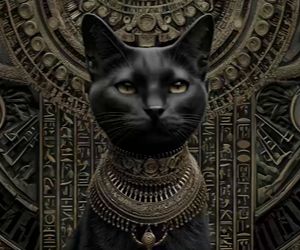 Egypt Royalty Cat Live Wallpaper - MyLiveWallpapers.com