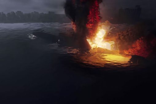 Destroyed Sub Metro Exodus Depth Parallax Wallpaper - MyLiveWallpapers.com