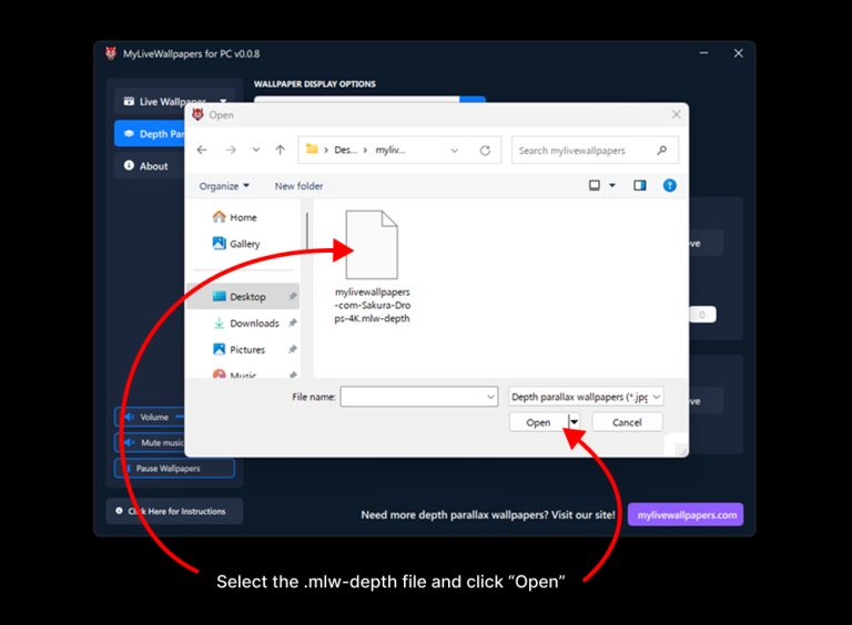 How To Set Depth Parallax Wallpaper for Your Monitor - MyLiveWallpapers.com