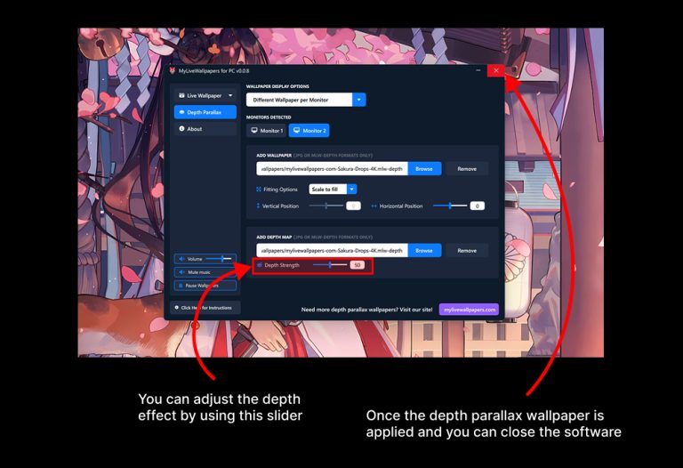 How To Set Depth Parallax Wallpaper for Your Monitor - MyLiveWallpapers.com