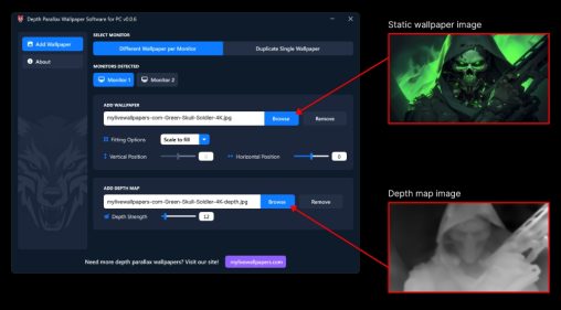 How To Set Depth Parallax Wallpaper for Your Monitor - MyLiveWallpapers.com